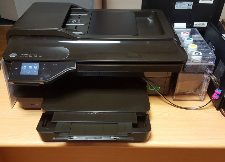 HP7612. A3 팩스복합기 무한잉크공급기 잉크젯프린터 : 네이버 블로그