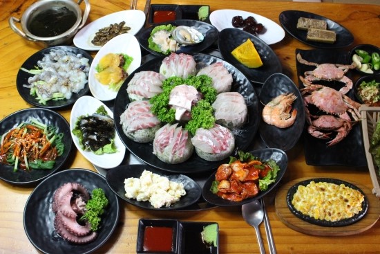 을왕리횟집 바다가 보이는 푸짐하고 맛있는 전남회조개구이♡ 네이버 블로그