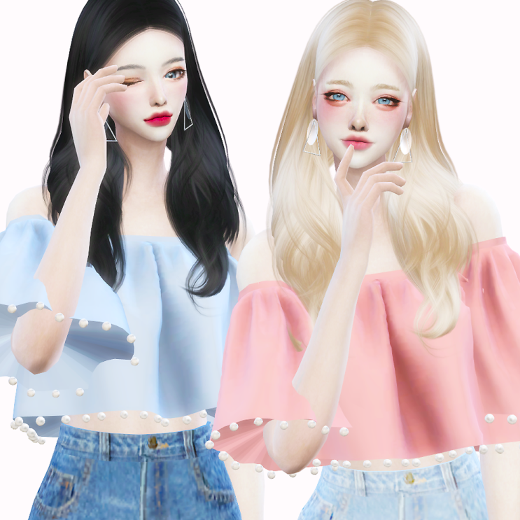 [심즈4 CC] 여심헤어 Ade_Darma : 네이버 블로그