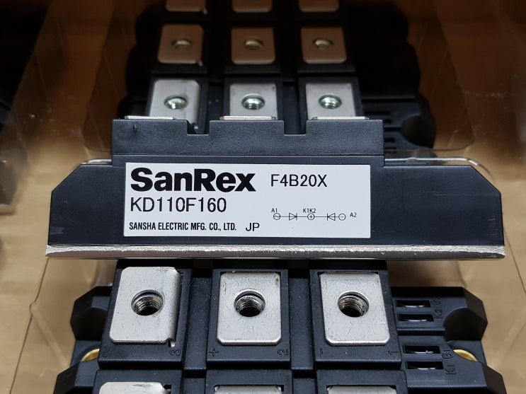 [판매중] KD110F160 / SANREX 다이오드 모듈 / KD110F120 / KD110F80 : 네이버 블로그