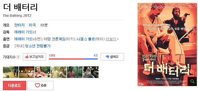 더 배터리 (The Battery, 2012) : 네이버 블로그