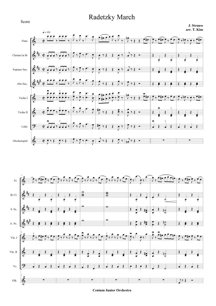 Radetzky March (소편성 오케스트라) : 네이버 블로그