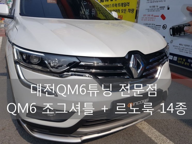 대전르노룩 QM6튜닝 전문점 인코브 : 네이버 블로그