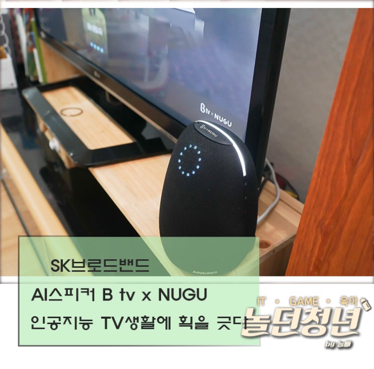SK브로드밴드 AI스피커 B tv x NUGU 인공지능 TV생활에 획을 긋다 : 네이버 블로그