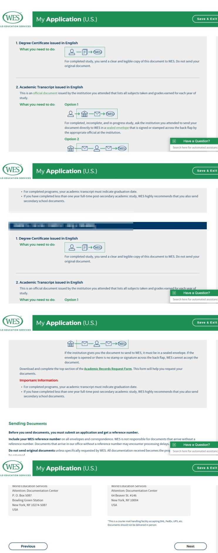 WES (World Education Services) 학위증 & 성적표 의뢰하는 방법 & 진행 : 네이버 블로그