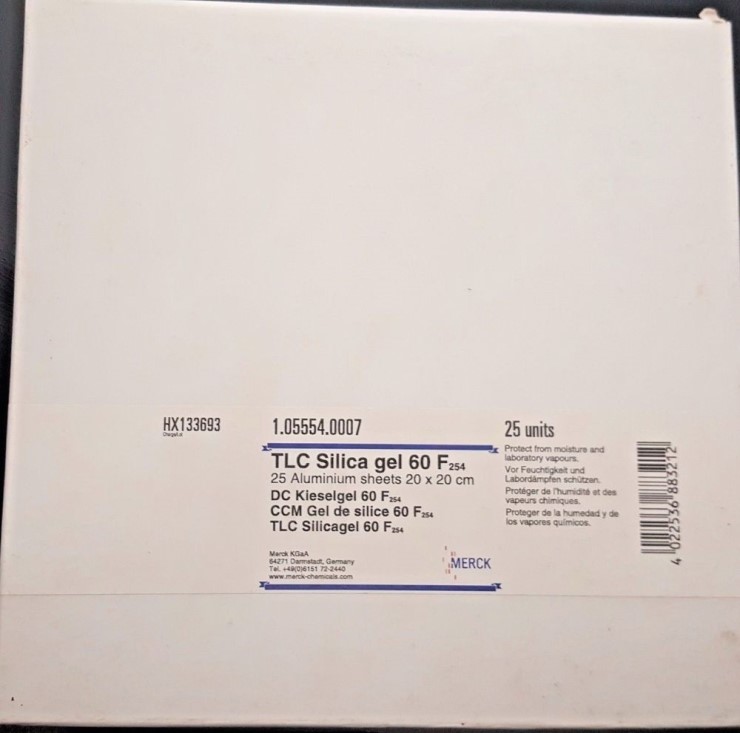Merck TLC (Thin Layer Chromatography) 납품 완료 : 네이버 블로그
