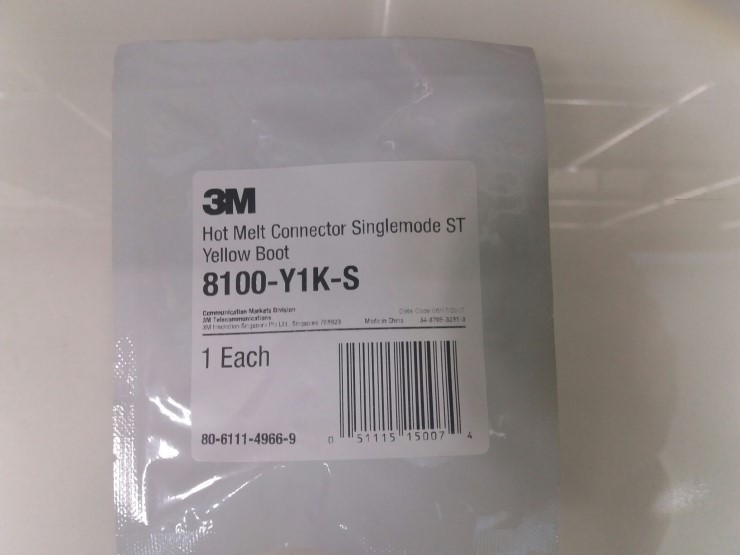 3M HOT MELT CONNECTOR SINGLEMODE ST YELLOW BOOT 8100-Y1K-S : 네이버 블로그