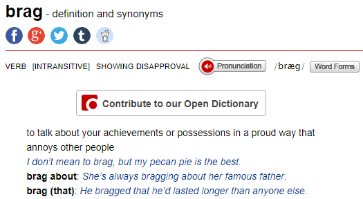 영어숙어,brag about,~에 대해 자랑하다 배워봐요 : 네이버 블로그