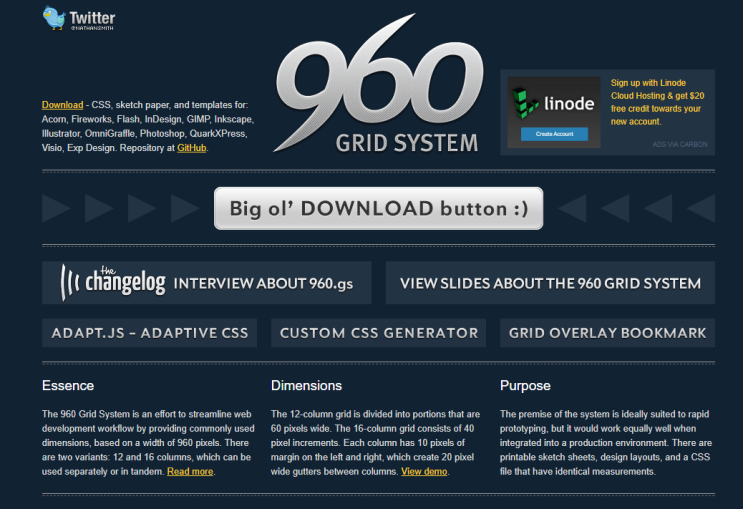 포토샵으로 웹디자인을 할 때 그리드를 사용해 보자 - 960 GRID SYSTEM : 네이버 블로그