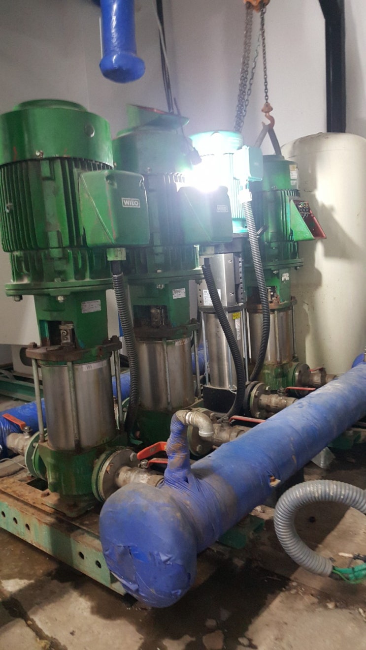 윌로펌프 HELIX-1606 설치작업 : 네이버 블로그