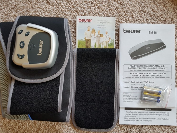 허리통증(Lower Back Pain)용 Beurer EM 38 TENS 기기 사용후기 : 네이버 블로그