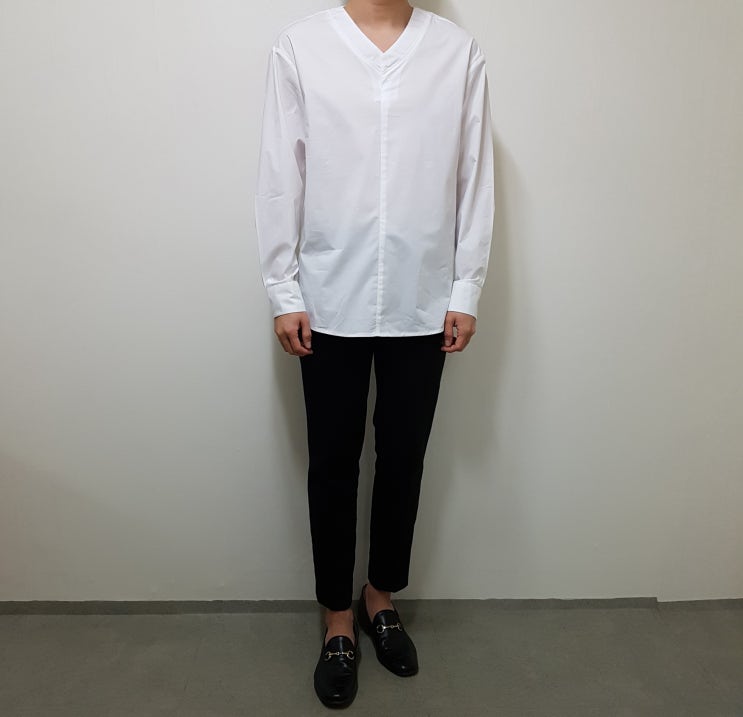남자 오버셔츠슬랙스로퍼 코디 유뱅의 데일리룩 블로그 네이버 블로그