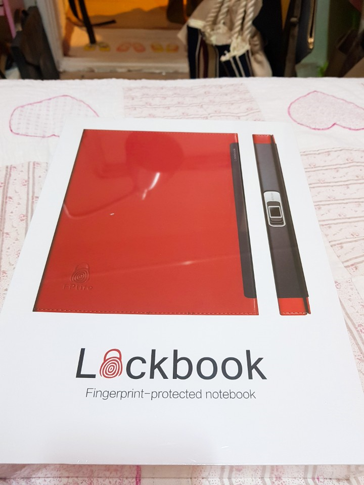 지문인식 노트 '락북 Lock Book' 구매 후기 : 네이버 블로그