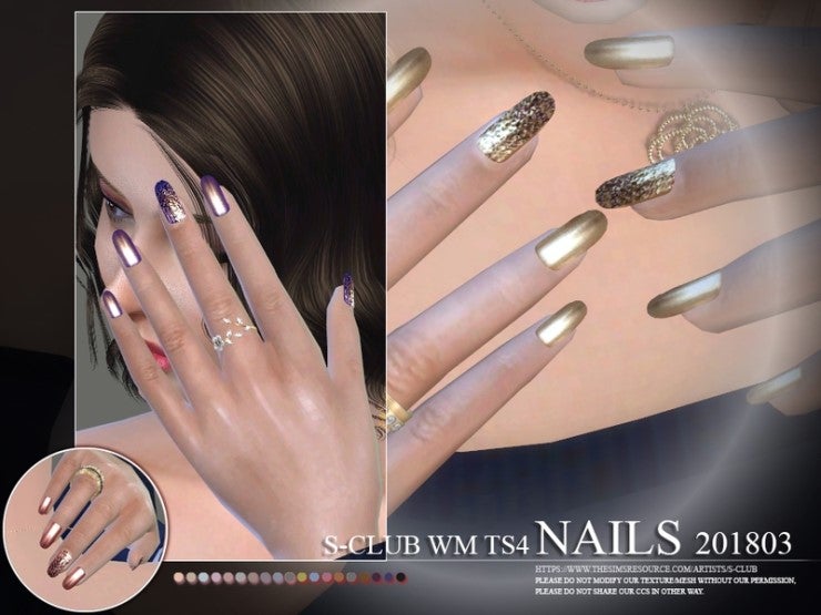 [심즈4] S-Club ts4 WM Nails 201803 : 네이버 블로그