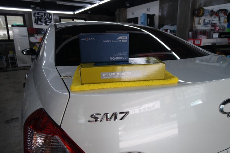 양산금산리 블랙박스 SM7뉴아트 뷰게라 VG-900v2 순정형 후방카메라 장착!! : 네이버 블로그