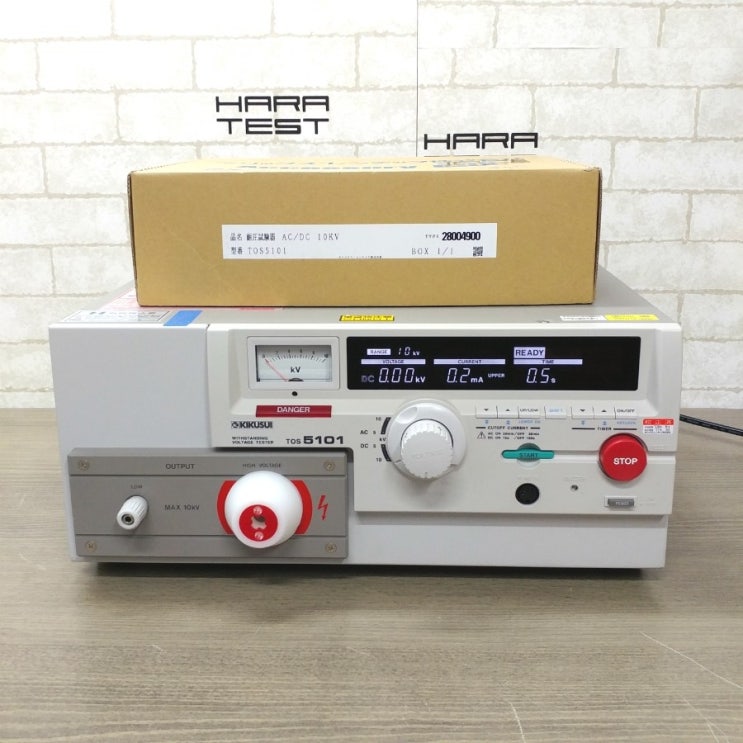 KIKUSUI TOS5101 AC/DC 10kV 내전압 시험기 판매,렌탈 -하라테스트- : 네이버 블로그