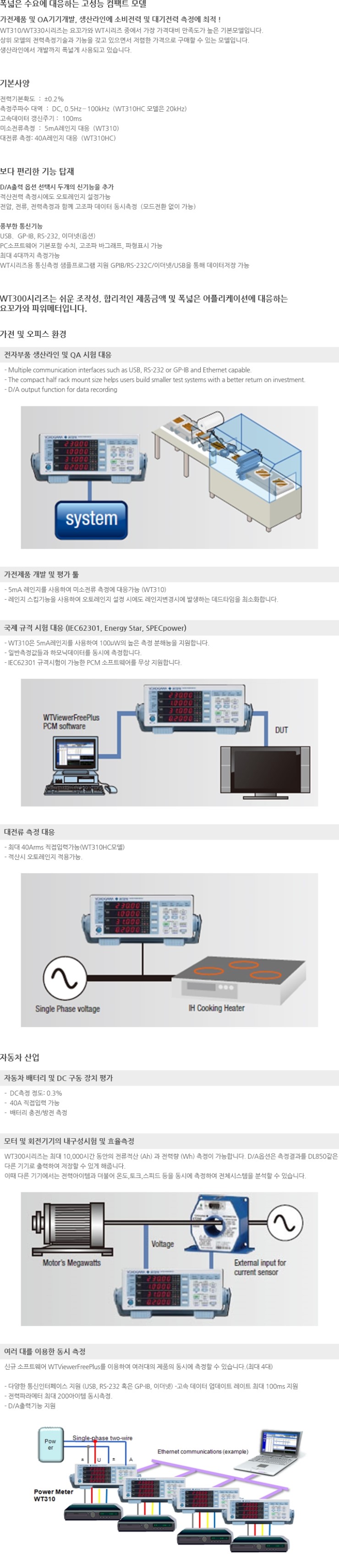 YOKOGAWA WT310 / WT310HC / WT330 : 네이버 블로그