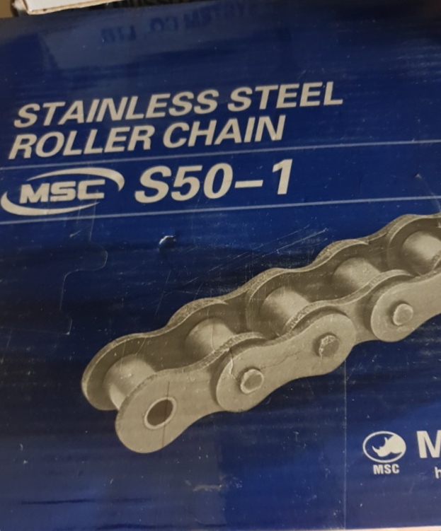 MSC S 50 - 1 SUS CHAIN STAINLESS STEEL ROLLER CHAIN 서스 로울러 체인 ...