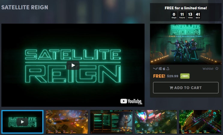 [험블번들] 새틀라이트 레인(Satellite Reign) 무료 배포 중 : 네이버 블로그
