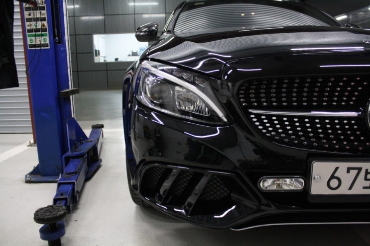 MB C200 : BRABUS 파워킷 그리고 익스테리어 파츠 장착기 : 네이버 블로그
