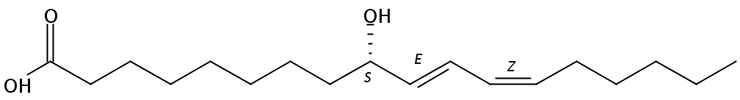 [Fatty Acids(FA)/FA with Hydroxy (OH)] 9(S)-hydroxy-10(E),12(Z ...