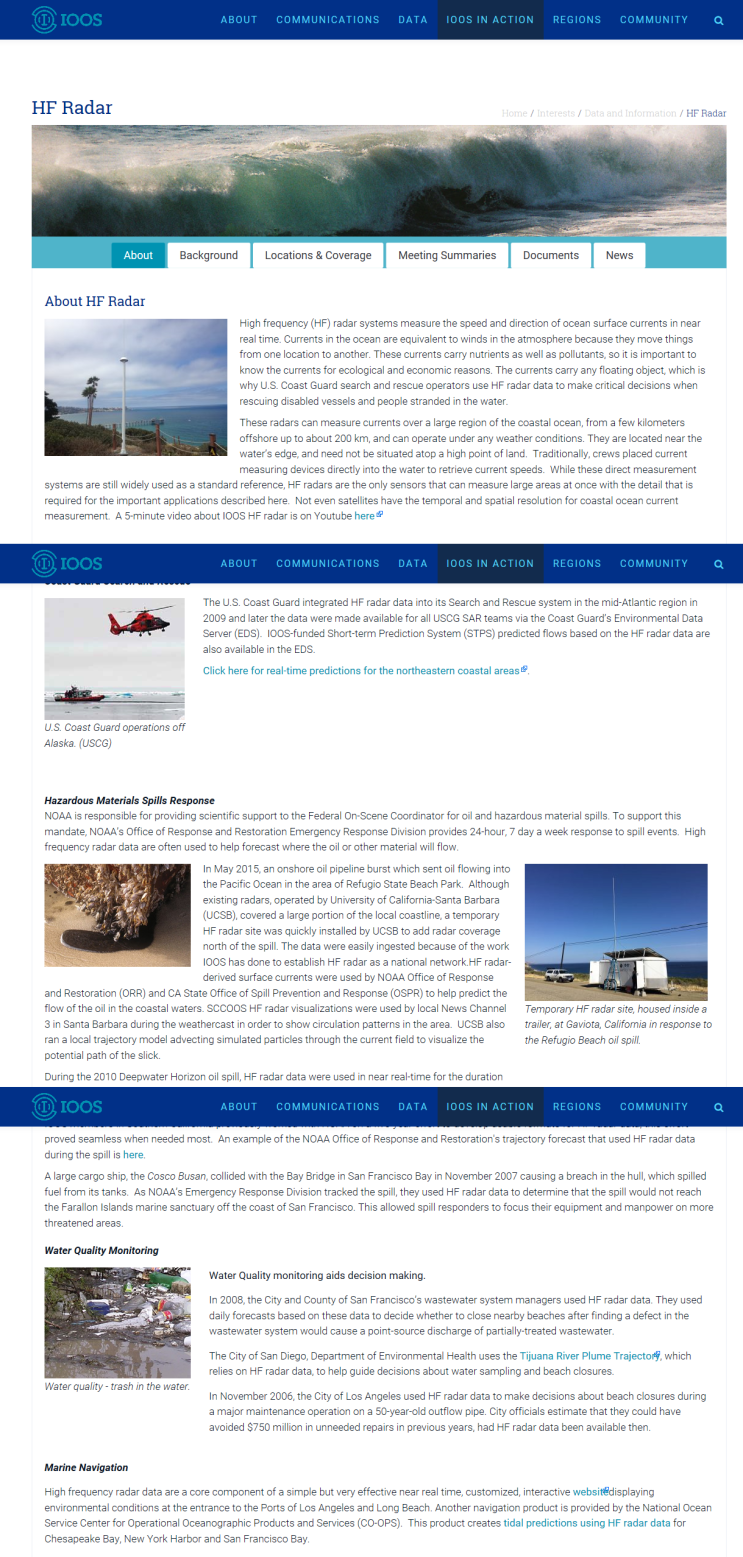 [HF Radar] NOAA의 HF Radar Server 소개 : 네이버 블로그