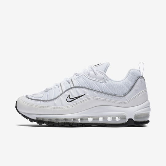 나이키 우먼스 에어맥스 98 화이트 리플렉티브 실버, Nike Air Max 98 Women's , AH6799-103 ...