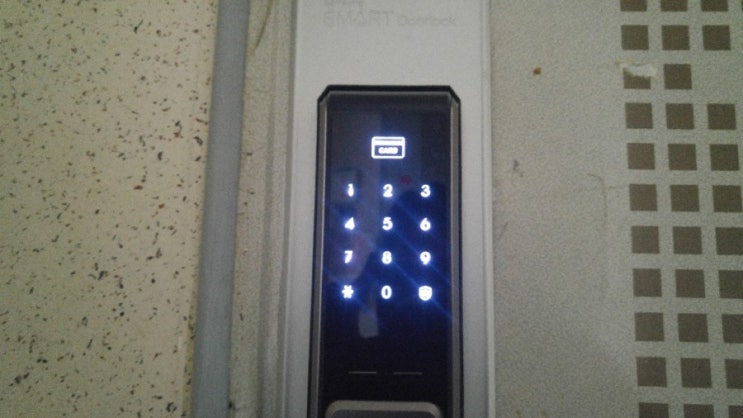 대전 삼성도어락 푸쉬풀 SHP-DP710 설치 : 네이버 블로그