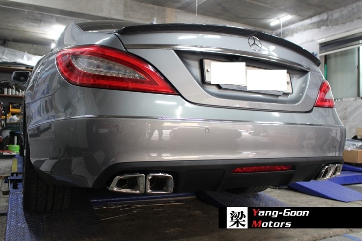 가격이 착해요~CLS W218, AMG st 후면 작업 완성 -양군 모터스- : 네이버 블로그