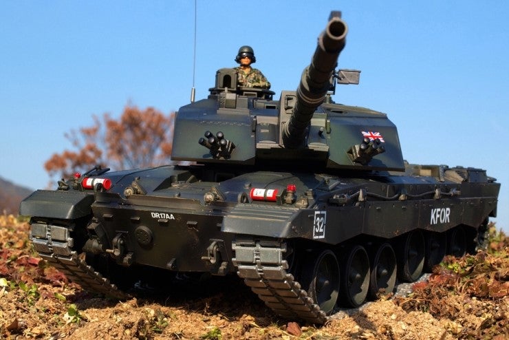 HengLong 1/16 RC British Challenger 2 Nato Camo Super Metal Repainting ...