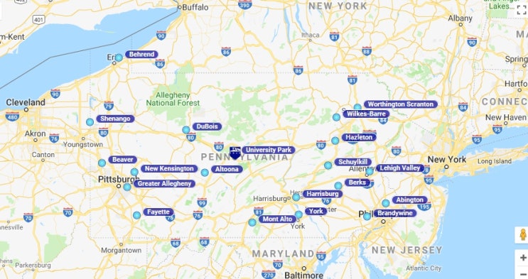 미국 Pennsylvania State University (Penn.State University) University ...