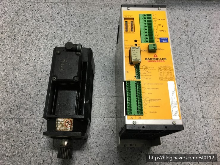 BAUMULLER SERVO DRIVE MOTOR 수리 / Typ: BUM25-30, DS 56-M : 네이버 블로그