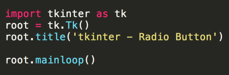tkinter - radio button : 네이버 블로그
