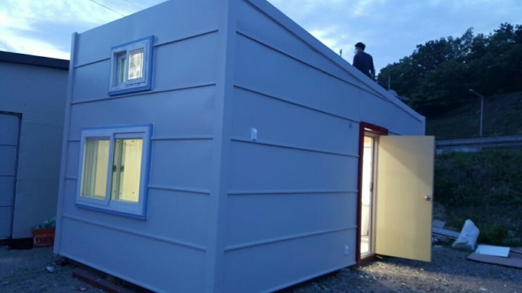 5월의 신부 같은 다락형 이동식주택 농막이 부여에 배송^^ : 네이버 블로그