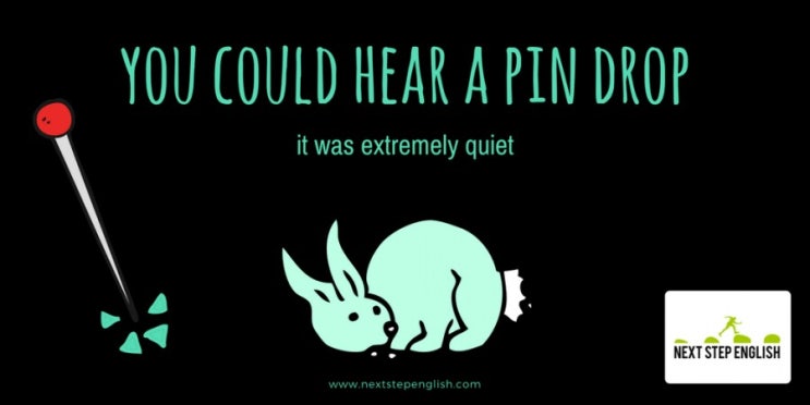 you could hear a pin drop 쥐 죽은 듯이 조용하다 | 영어표현 : 네이버 블로그