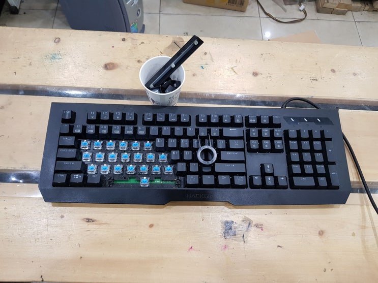 ABKO HACKER K610 기계식 키보드 침수 수리 : 네이버 블로그