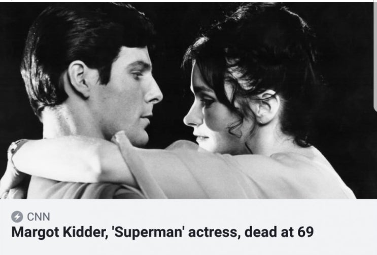 1978년 영화 '수퍼맨 크리스토퍼 리브Christopher Reeve의 연인 로이스 레인Lois Lane 마고트 키더 ...