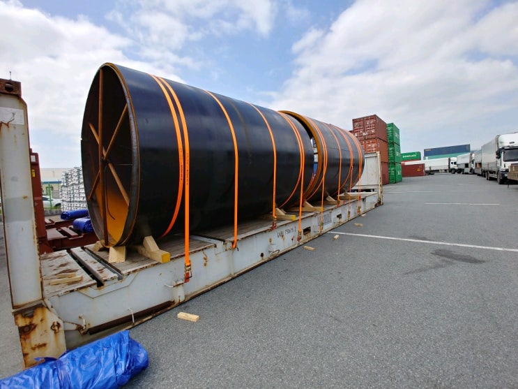 FR 컨테이너 FLAT RACK CONTAINER의 수출CFS작업 [글로벌로지텍] : 네이버 블로그