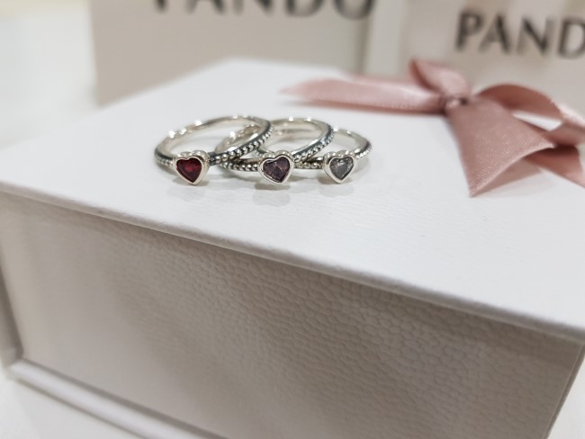 Pandora One Love Ring Ruby, Pink, Clear 190896SGR, 190896SLP, 190896CZ ...