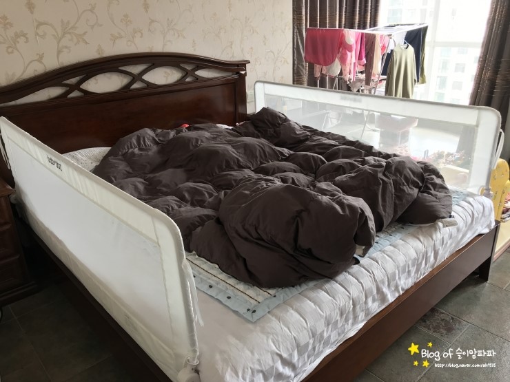 [아기 침대 가드 리뷰] Baby bbz 프리미엄침대가드 개봉 및 사용기(2018) : 네이버 블로그