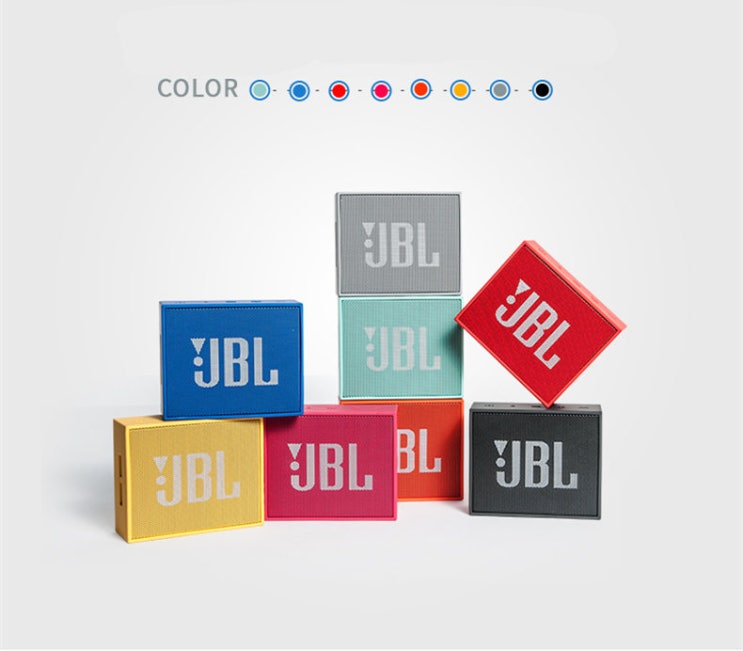 JBL GO portable wireless Bluetooth speaker with a built-in strap hook ...