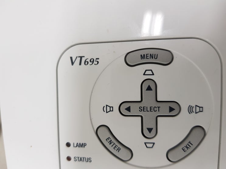 NEC VT695 빔프로젝터 램프,status 불 깜빡이는 증상 : 네이버 블로그