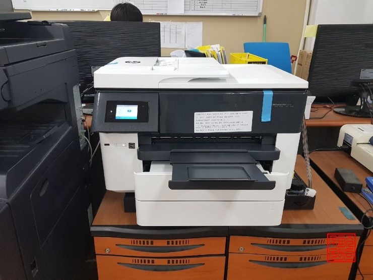 HP 오피스젯 프로 7740 WideFormat (A3) 출력용 프린터 복합기 교체 설치 : 네이버 블로그