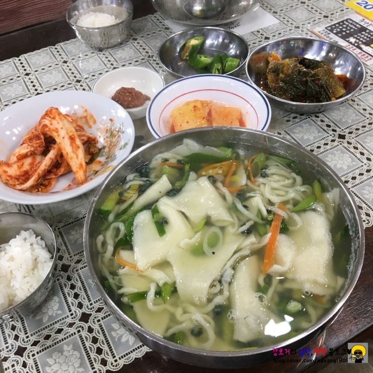 전주 효자동 밥집 서도프라자 주마본 팥죽 칼국수 전문점에서 다슬기칼국수 네이버 블로그