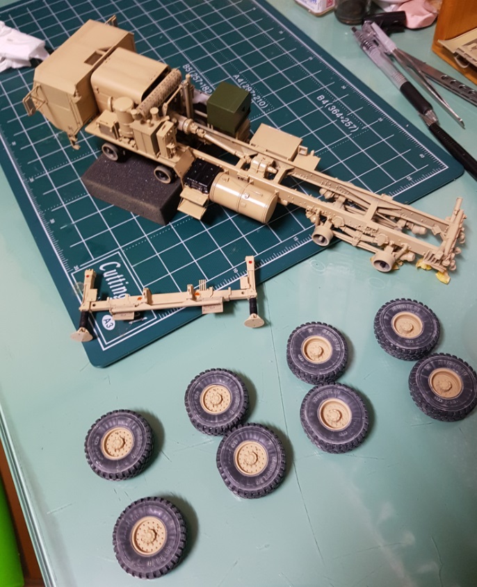 [TRUMPETER] 1/35 THAAD (Terminal High Altitude Area Defence) 제작기 #7 ...