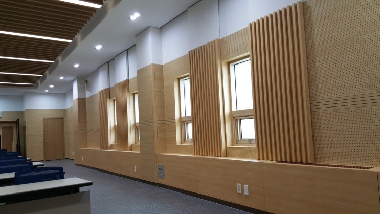 학교강당,체육관,회의실.... 목공사, 흡음공사, 다목적교실인테리어 : 네이버 블로그
