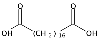 [Fatty Acids (FA)/Di-acids] Octadecanedioic acid; Octadecane-1,18-dioic ...