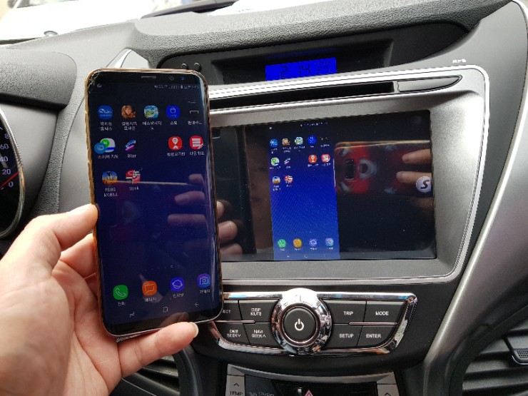 아반떼MD 미러링 네비게이션 매립은 JY커스텀 T3000 : 네이버 블로그