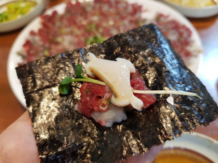 인천 구월동관교동 먹자골목수협사거리 맛집 박가네 낙지 육회 탕탕이와 스지탕 올여름 보양식 추천 네이버 블로그