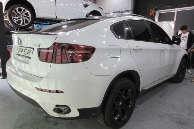 BMW X6 퍼플그레이 라이트필름 시공가즈아~ : 네이버 블로그